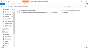 What's the Windows 10 Update File Location, where its Located