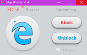 How to Disable Microsoft Edge Using Edge Blocker in Windows 10