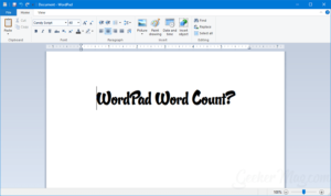 How to Check Wordpad Word Count- Possible Ways