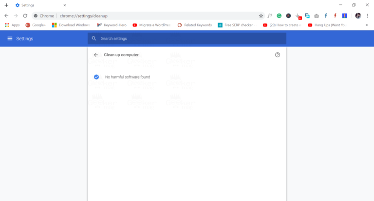 How to Start and Run Cleanup Tool Within Google Chrome