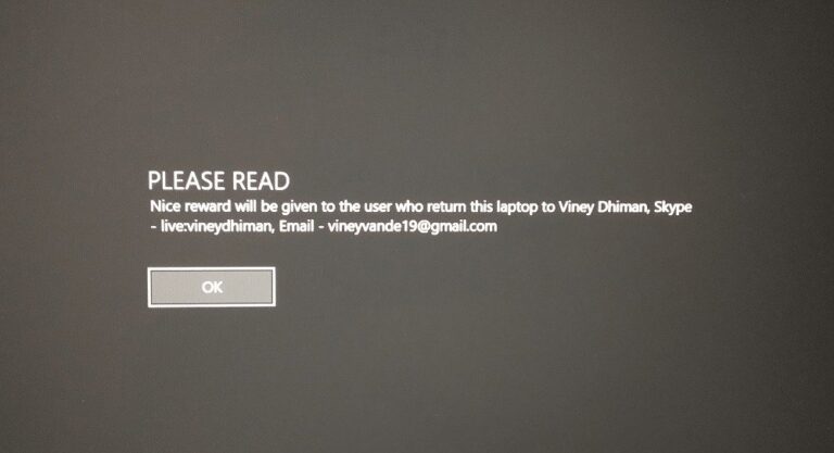 How to Display Custom Message Banner on the Windows 10 Login Screen