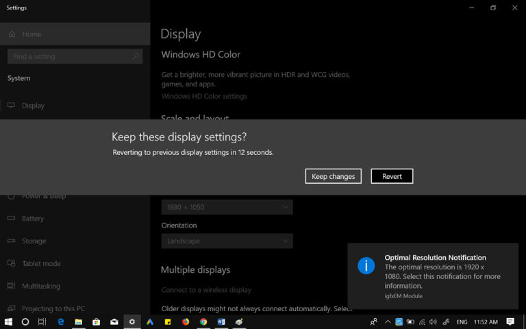How to View & Change Display Settings in Windows 10 (Resolution Settings)