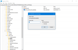 How to Disable or Enable Edge InPrivate Browsing Mode in Windows 10