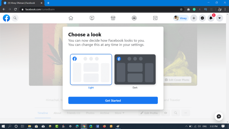 How to Enable Facebook New User Interface