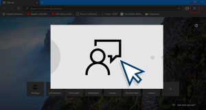 Remove or Add Feedback Button in Microsoft Edge Toolbar