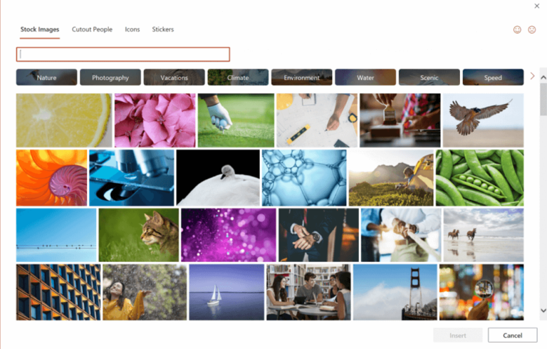 How to Insert Stock Images, Icons in Microsoft Excel & Word