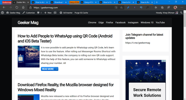 How To Enable And Use Tab Groups Feature In Microsoft Edge