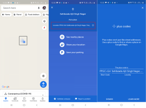 How to Share your Location using Plus Codes in Google Maps on Android