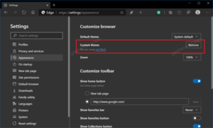 How to Install Chrome Themes in Microsoft Edge Stable