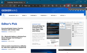 How to Enable or Disable Internet Explorer Mode in Microsoft Edge