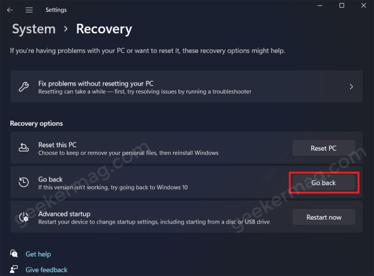 How To Go Back To Previous Windows Downgrade To Old Version Of Www