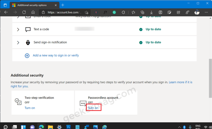 How to Login Microsoft Account without Password