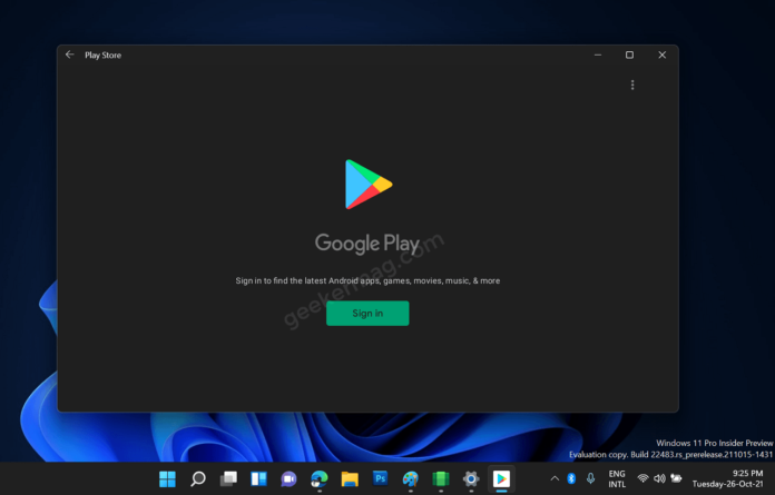 How to Install Google Play Store in Windows 11 WSA