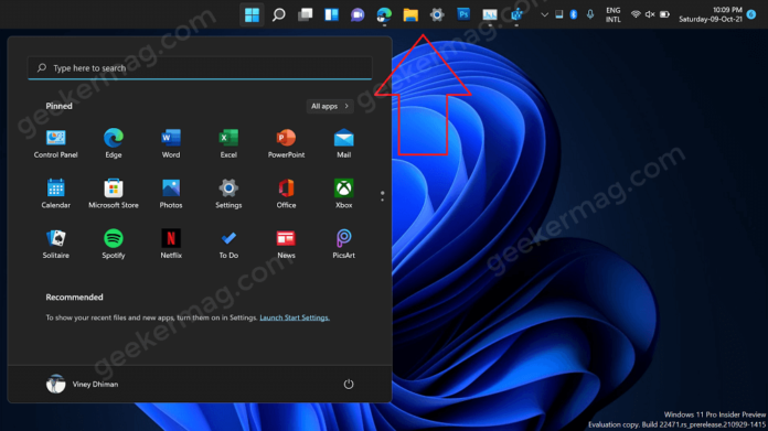 How to Move Windows 11 Taskbar to Top, Left, Right of Screen