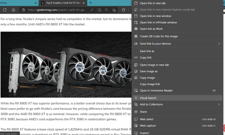 How to Turn 'ON' or 'OFF' Visual Search Feature in Microsoft Edge