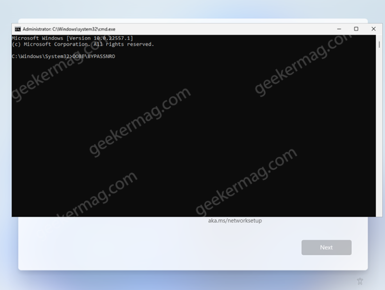 How to Install Windows 11 without Internet Connection