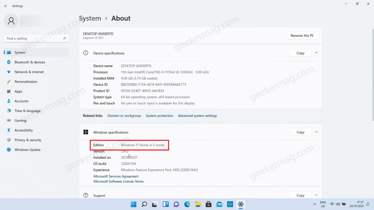 Unable to Upgrade to Windows 11 S Mode from Windows 10 S Mode