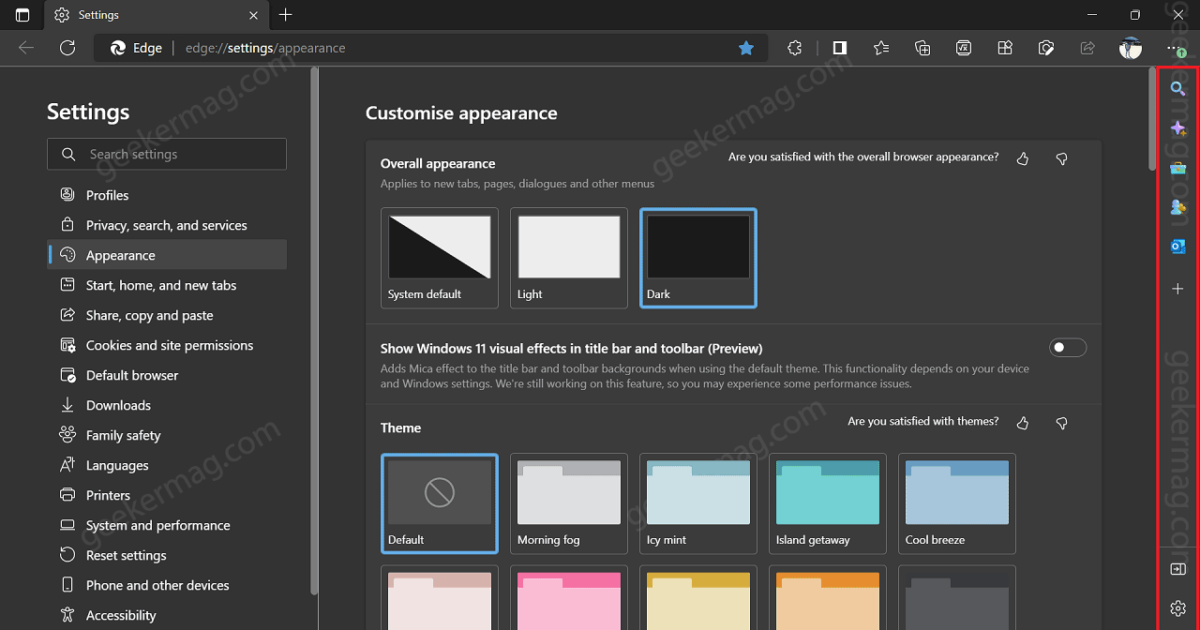 Microsoft Edge gets New Sidebar for Apps