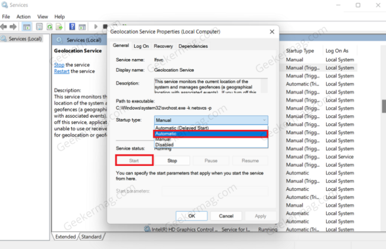 Fix - Location Services or Settings Greyed Out In Windows 11