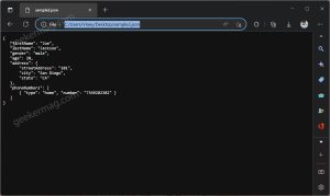 Microsoft Edge to get a native JSON viewer