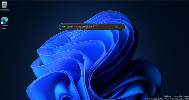How to Show or Hide New Bing Search Bar on Windows 11 Desktop