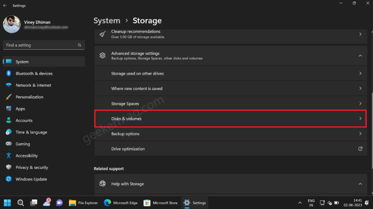 How to Create Virtual Drive (VHD, VHDX) from Windows 11 Settings App
