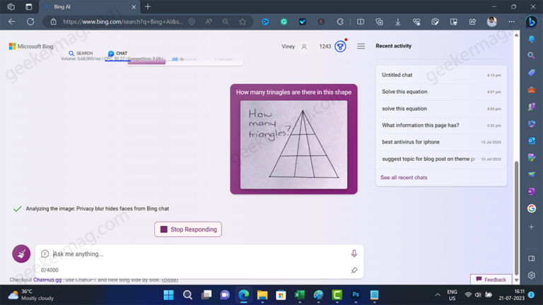How to Use GPT-4 in Bing Chat with Multimodal Feature (Right now)