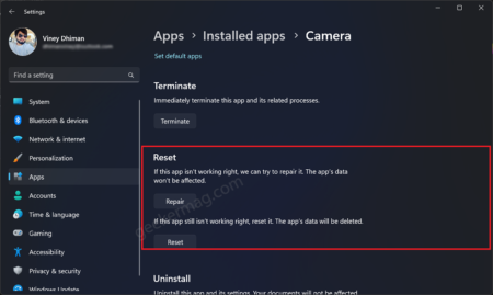 Fix - Can't Start Camera Error Code 0xA00F429F in Windows 11/10
